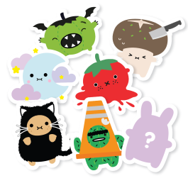 Halloween Stickers E | Noodoll