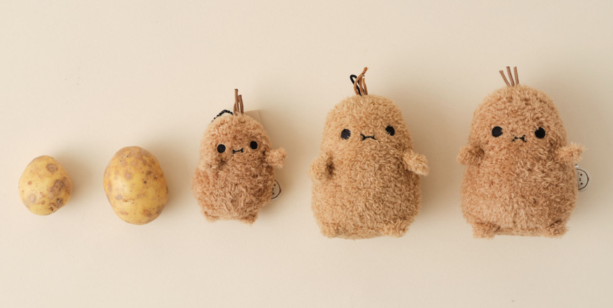 Snake Ricespud Mini Sitting Plush Toy | Noodoll